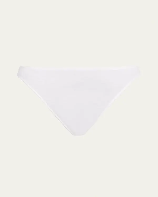 VIDERIS LINGERIE Whitney Mid-rise Bikini Briefs - Pure