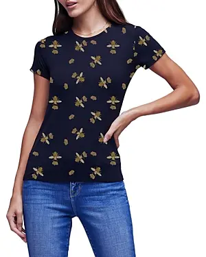 L'Agence Ressi Queen Bee Short Sleeve Tee