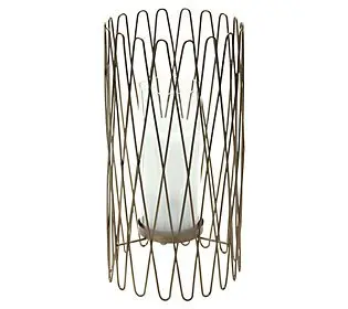 MELROSE Geometric Iron Candle Holder