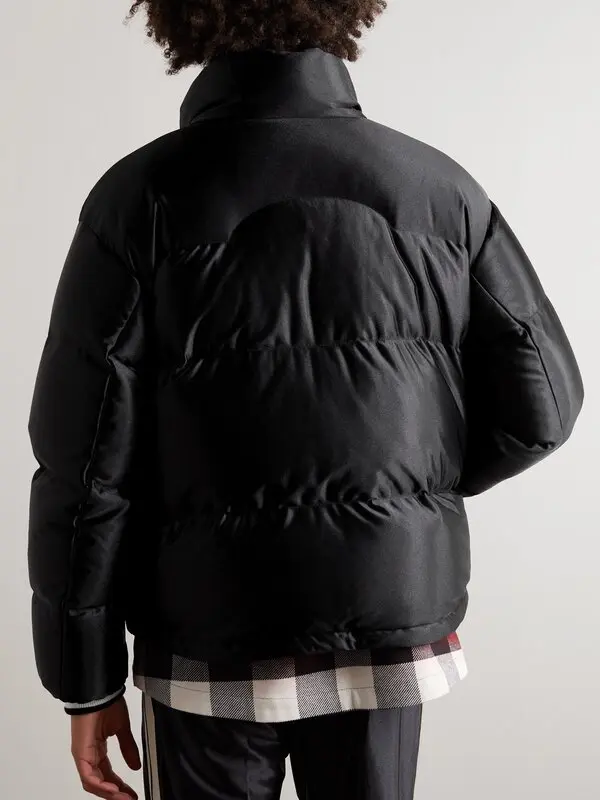 Moncler 8 Palm Angels Keon Logo-appliquéd Quilted Down Jacket