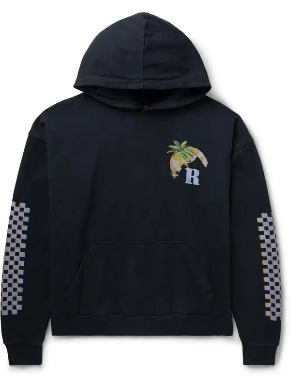 トップス Rhude Moonlight Tropics Hoodie M Rhude Black Moonlight Tropics Hoodie Rhude