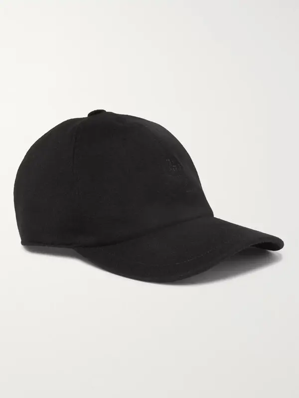 Loro Piana Logo-embroidered Storm System Baseball Cap - Black