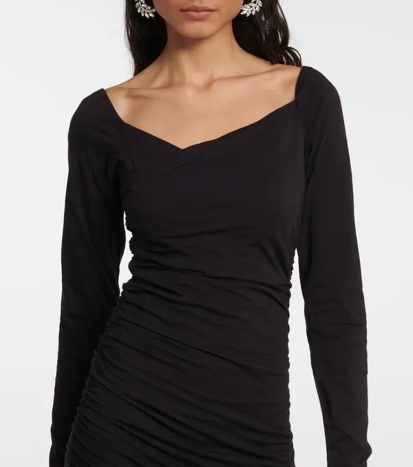 Velvet By Graham & Spencer Tori Ruched Midi Dress