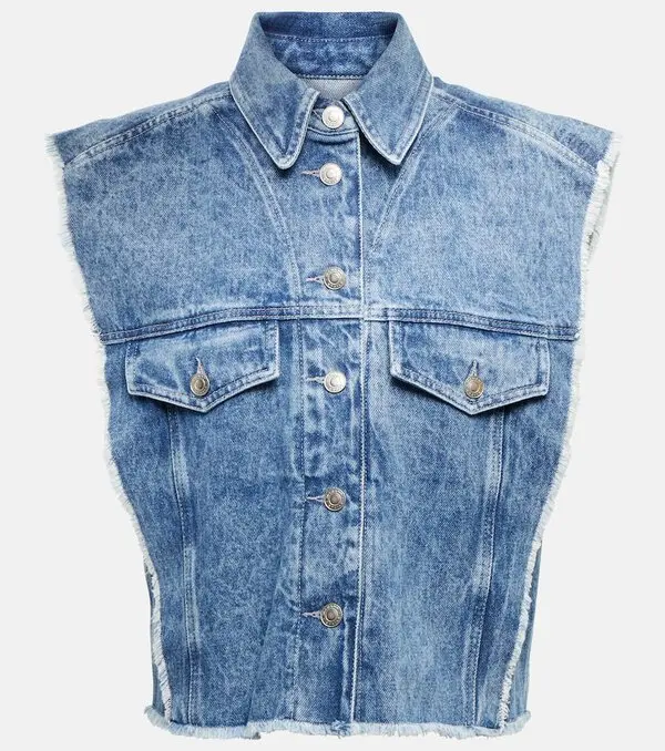 MARANT ETOILE Tyra Denim Vest