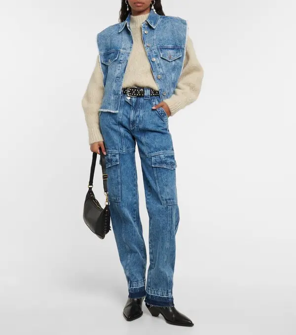 MARANT ETOILE Tyra Denim Vest