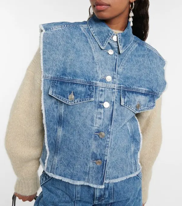 MARANT ETOILE Tyra Denim Vest