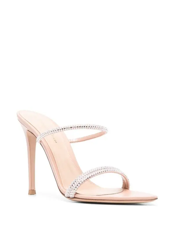 GIANVITO ROSSI Cannes 105mm Suede Sandals