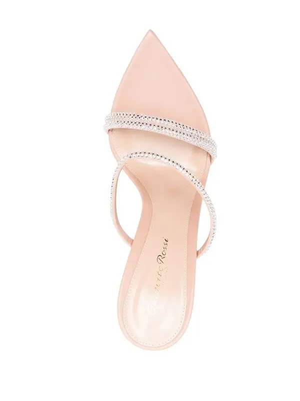GIANVITO ROSSI Cannes 105mm Suede Sandals