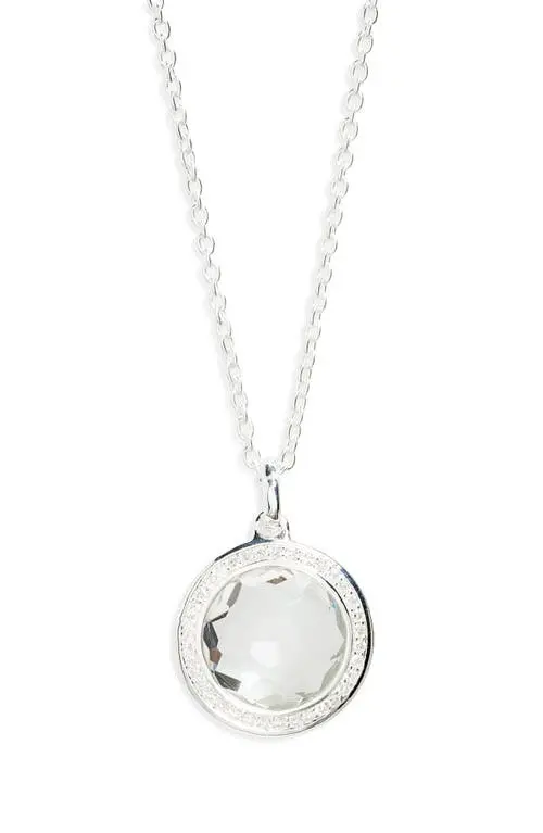 Ippolita Rock Candy Mini Lollipop Pendant Necklace - Silver