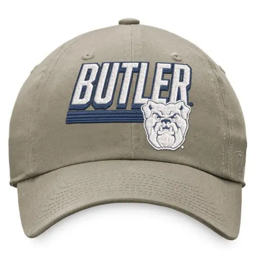 Top Of The World Butler Bulldogs Embroidered Baseball Cap - Khaki