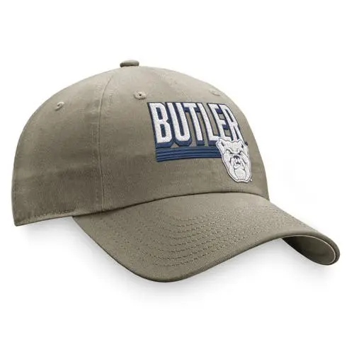 Top Of The World Butler Bulldogs Embroidered Baseball Cap - Khaki