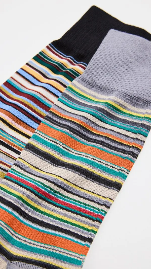 Paul Smith Signature Stripe Socks 2 Pack - Multi