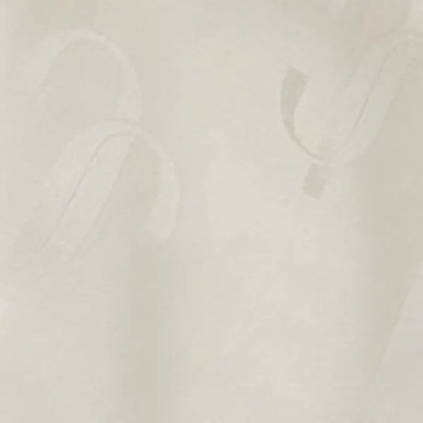 JIMMY CHOO Silk-blend Monogram Scarf - Ivory