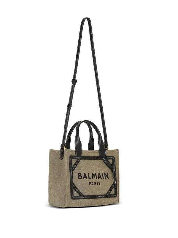 Balmain Small B-army Logo Tote Bag
