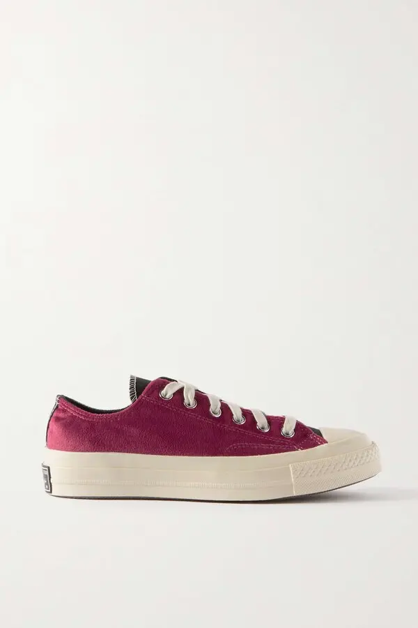CONVERSE Beyond Retro Chuck 70 Two-tone Velvet Sneakers
