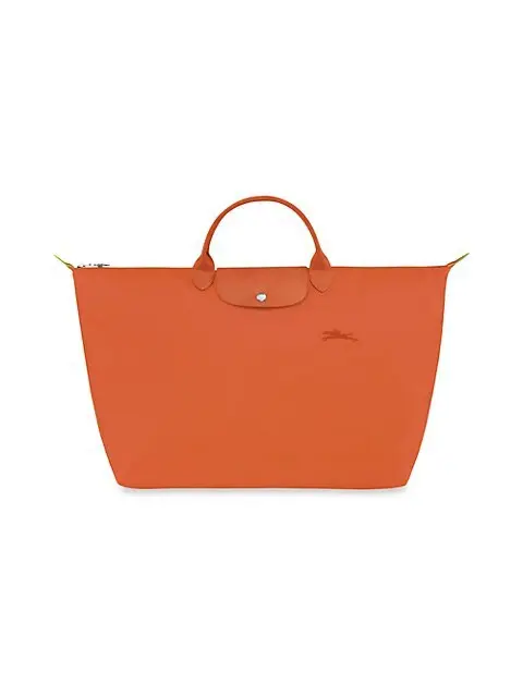 Longchamp Large Le Pliage Green Travel Bag
