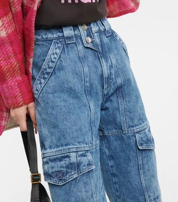 MARANT ETOILE Vayoneo High-waisted Jeans - Blue