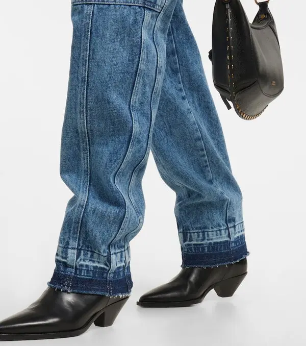 MARANT ETOILE Vayoneo High-waisted Jeans - Blue