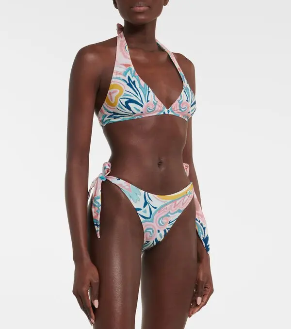 Etro Printed Bikini - Multicoloured