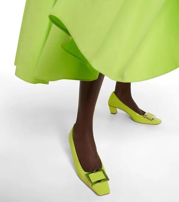 ROGER VIVIER Belle Vivier Pumps - Green