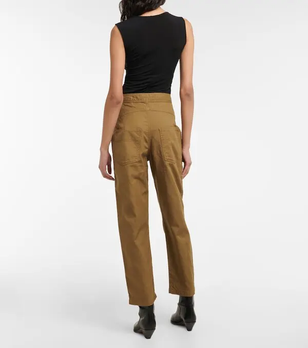 MARANT ETOILE Pandore Cotton-blend Trousers