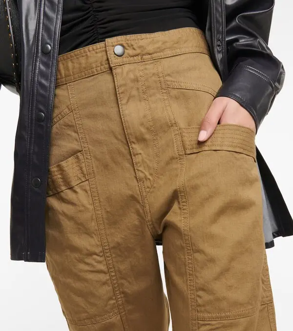 MARANT ETOILE Pandore Cotton-blend Trousers