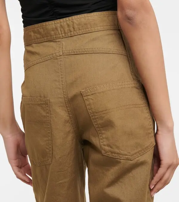 MARANT ETOILE Pandore Cotton-blend Trousers