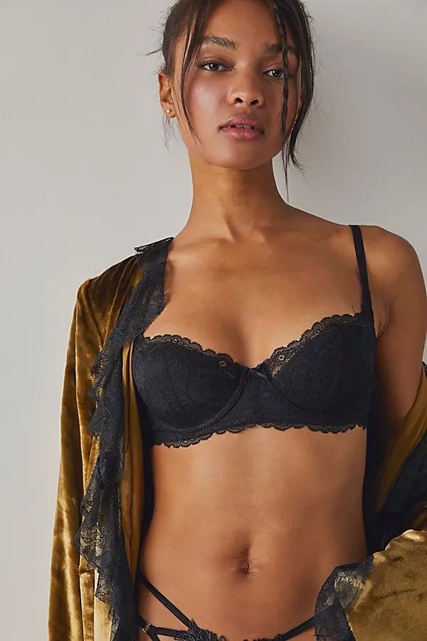 SKARLETT BLUE Minx Balconette T-shirt Bra - Black