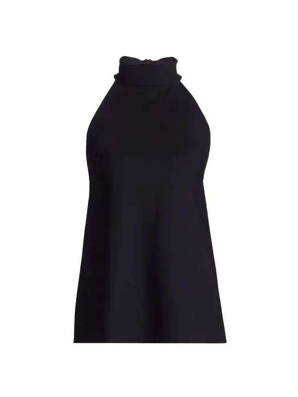Chiara Boni La Petite Robe Tiffy Halter Blouse - Black