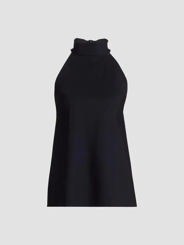 Chiara Boni La Petite Robe Tiffy Halter Blouse - Black
