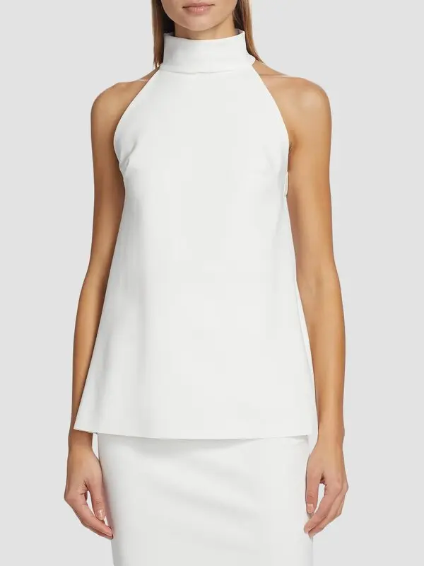 Chiara Boni La Petite Robe Tiffy Halter Blouse - White