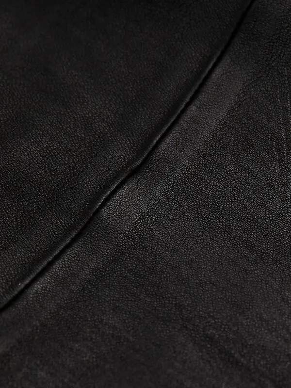 Vince Cropped Leather Boot-cut Pants