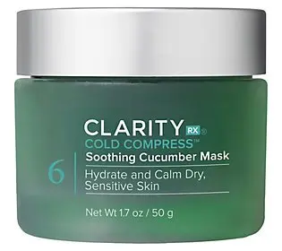 CLARITYRX Cold Compress Soothing Cucumber Mask
