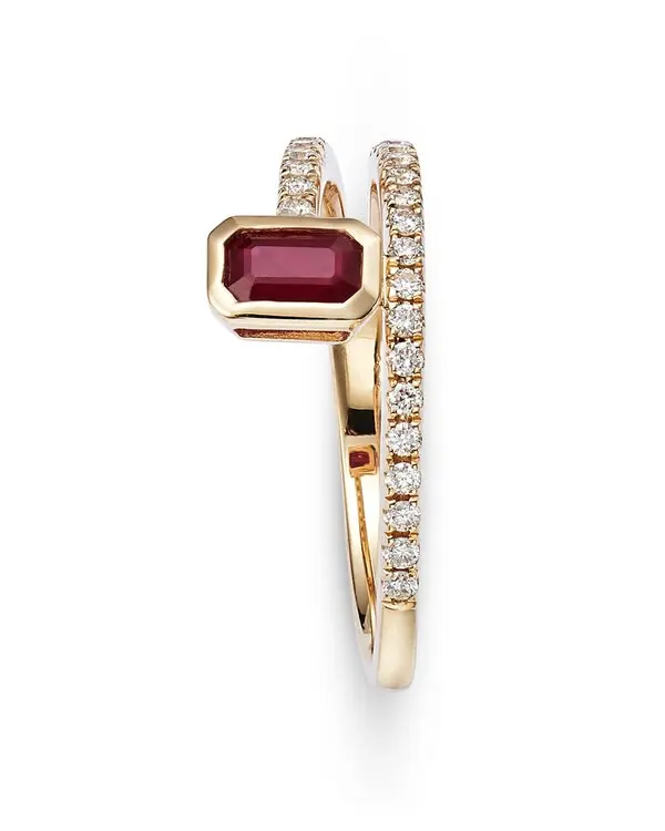 Bloomingdale'S Ruby And Diamond Ring
