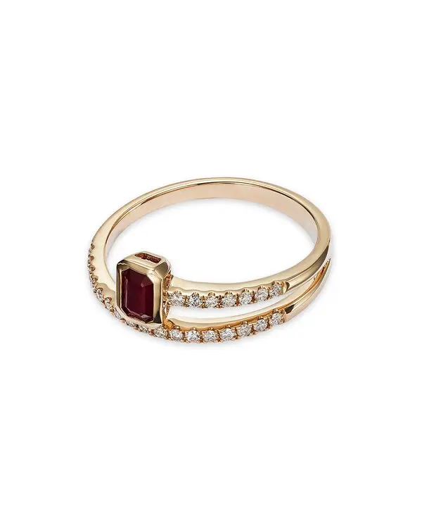 Bloomingdale'S Ruby And Diamond Ring