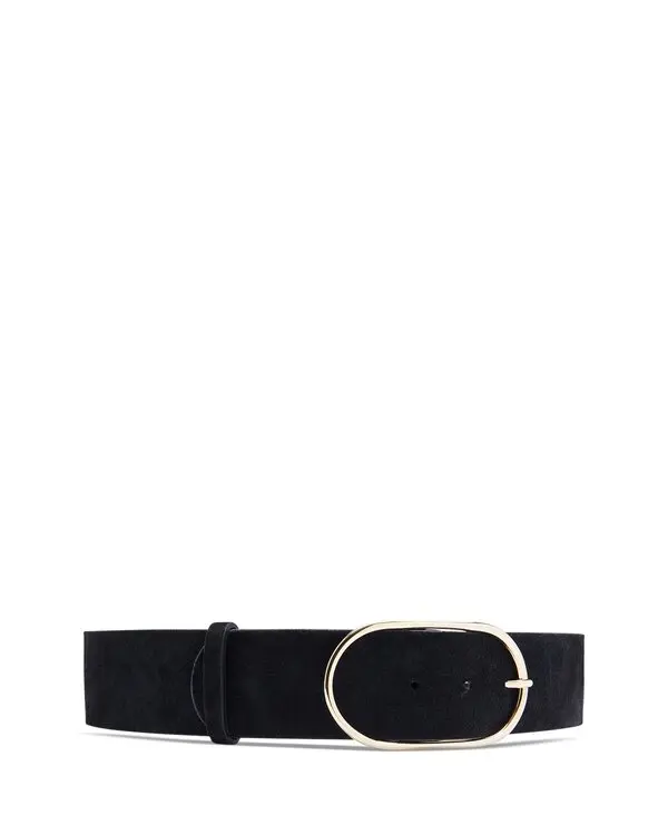 Ba&sh Cole Suede Belt - Noir