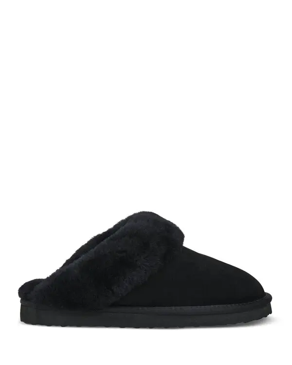 Whistles Emilia Shearling Cuff Slippers