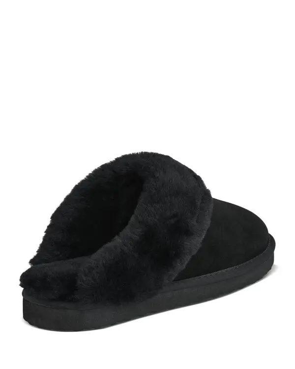 Whistles Emilia Shearling Cuff Slippers