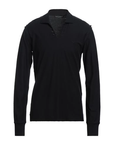 Dolce & Gabbana Polo Shirt Size Cotton - Black