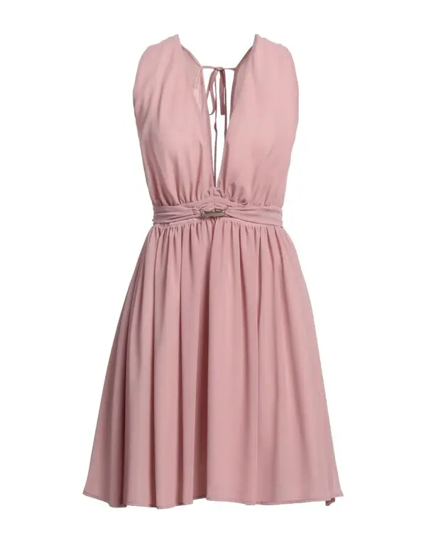 VICOLO Mini Flared Dress - Pastel Pink
