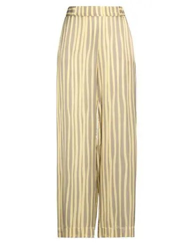 OTTOD'AME Striped Straight Leg Trousers - Grey