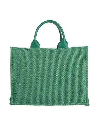 MARC ELLIS Textile And Leather Tote - Green