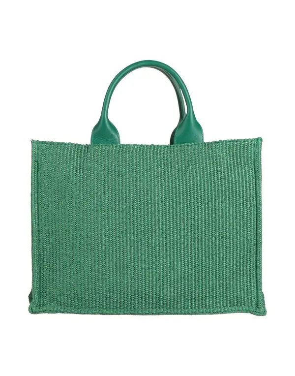 MARC ELLIS Textile And Leather Tote - Green