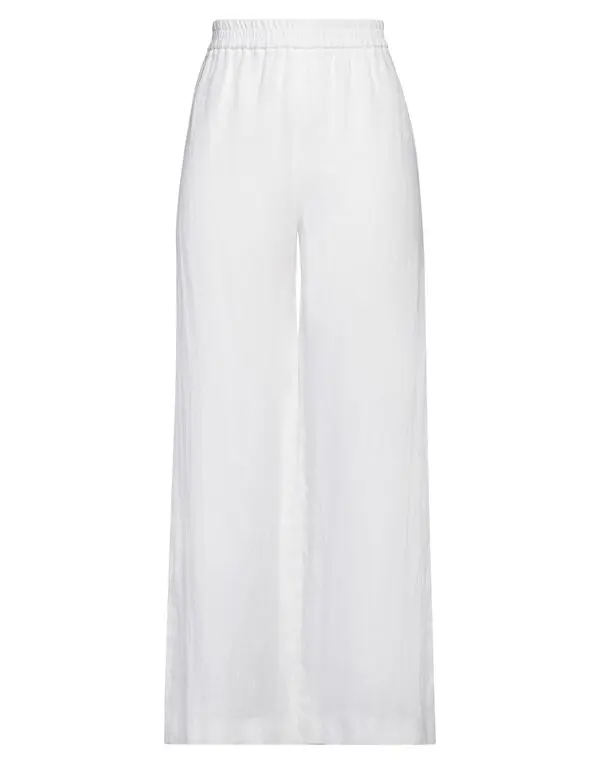 Fabiana Filippi Wide-leg Linen Pants - White