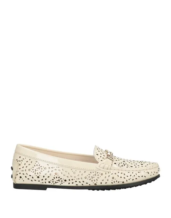 TOD'S Leather Loafers - White