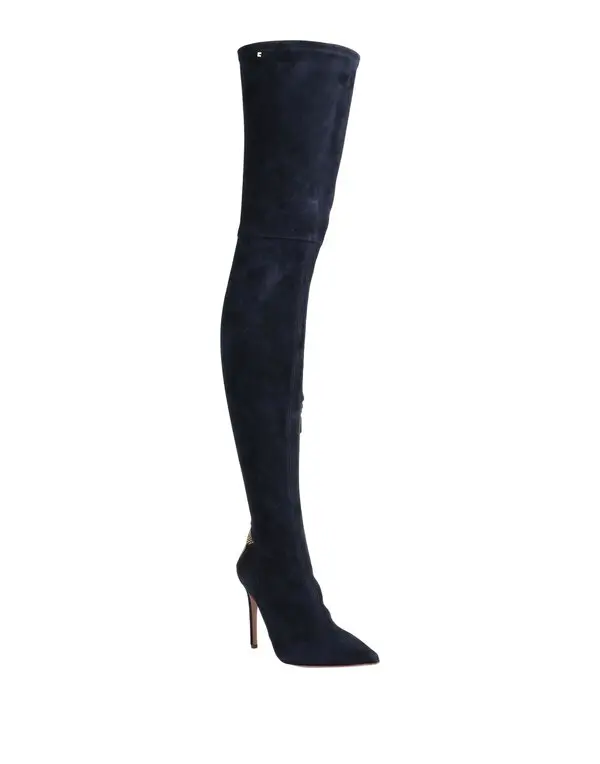 Elisabetta Franchi Over-the-knee Boots - Navy Blue