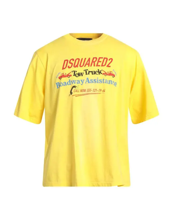 Dsquared2 T-shirt Size Cotton - Yellow