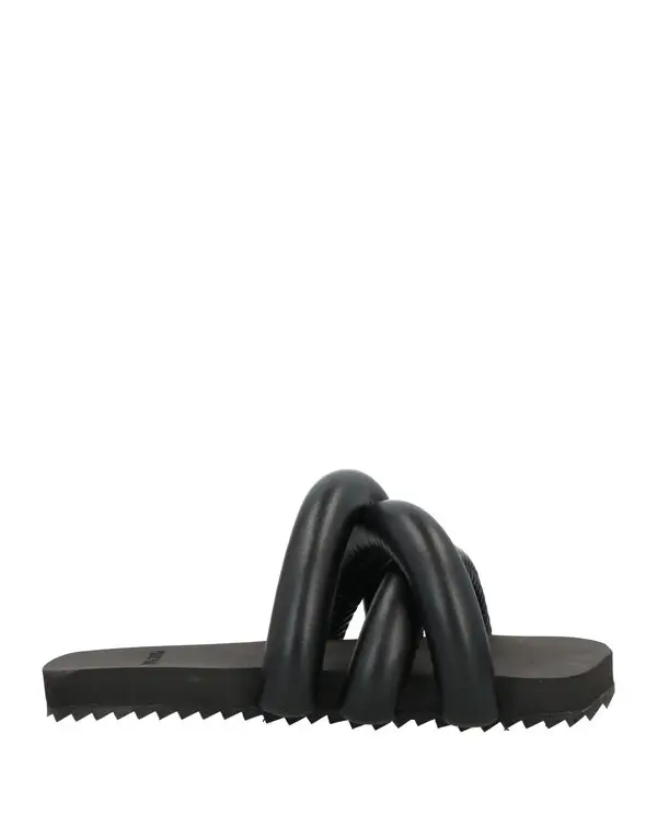 YUME YUME Padded Strappy Square Toe Flat Sandals