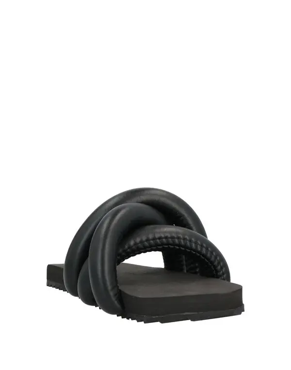 YUME YUME Padded Strappy Square Toe Flat Sandals