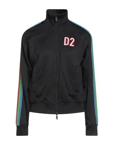 Dsquared2 Sweatshirt In French Terry With Logo - Black